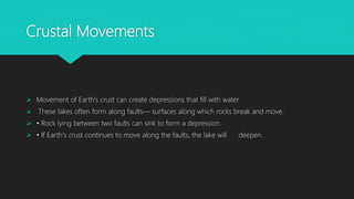 Lakes and reservoir | PPTX | Geology | Science