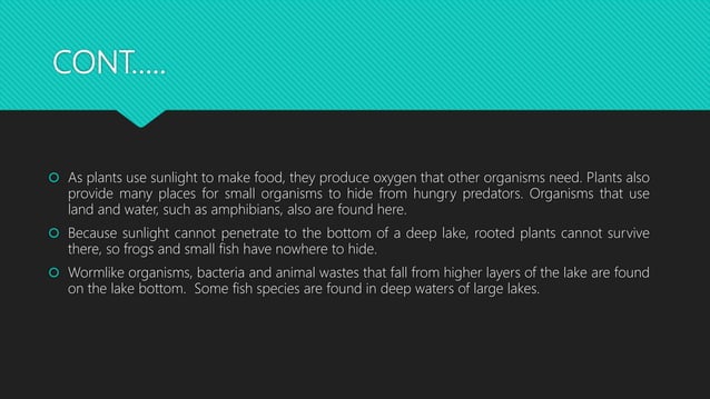 Lakes and reservoir | PPT