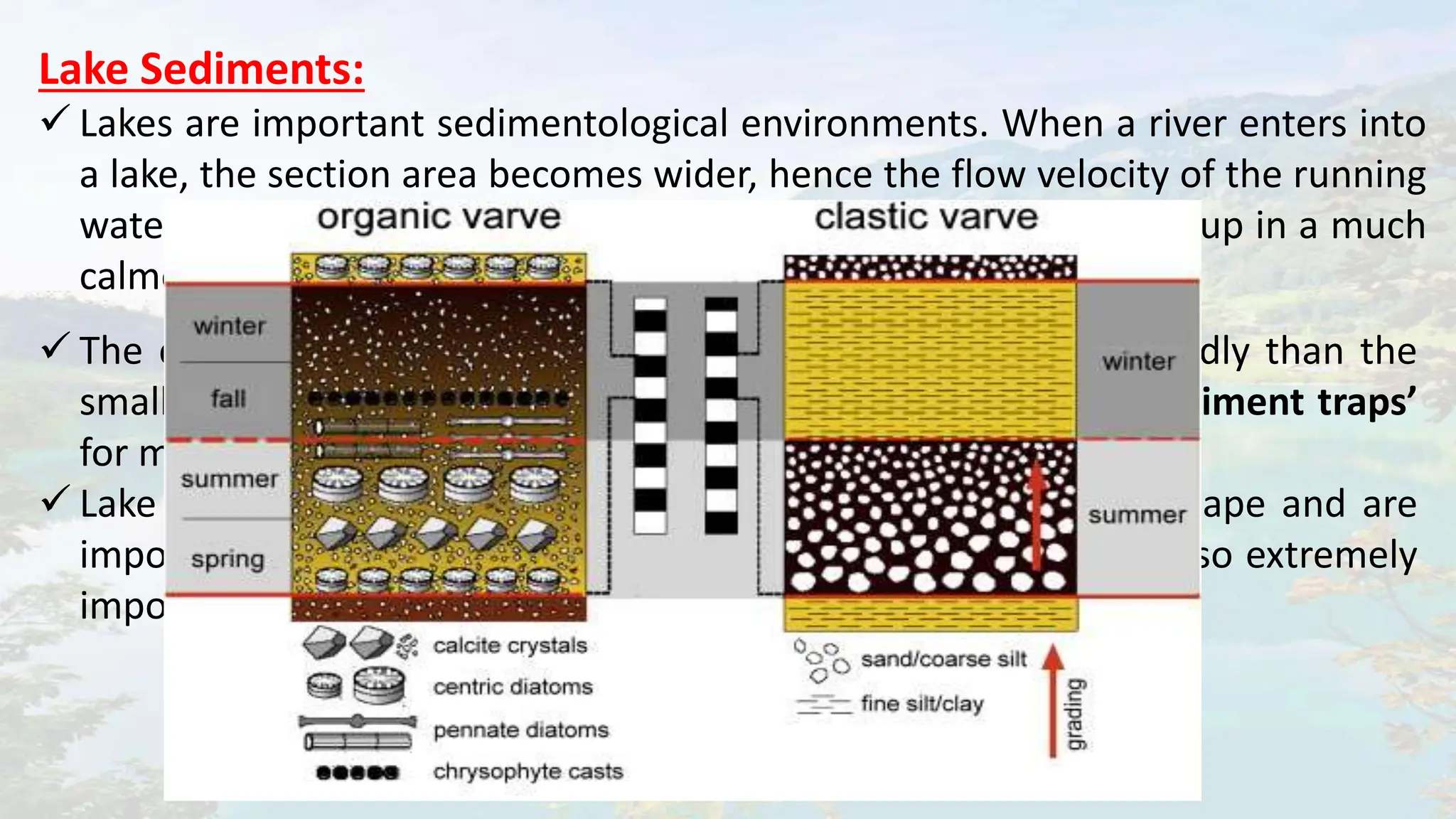 Lakes and Sedimentological Environment.pptx