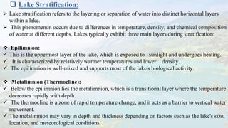 Lakes and Sedimentological Environment.pptx