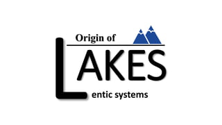 Lake formation - Lentic system formation | PDF