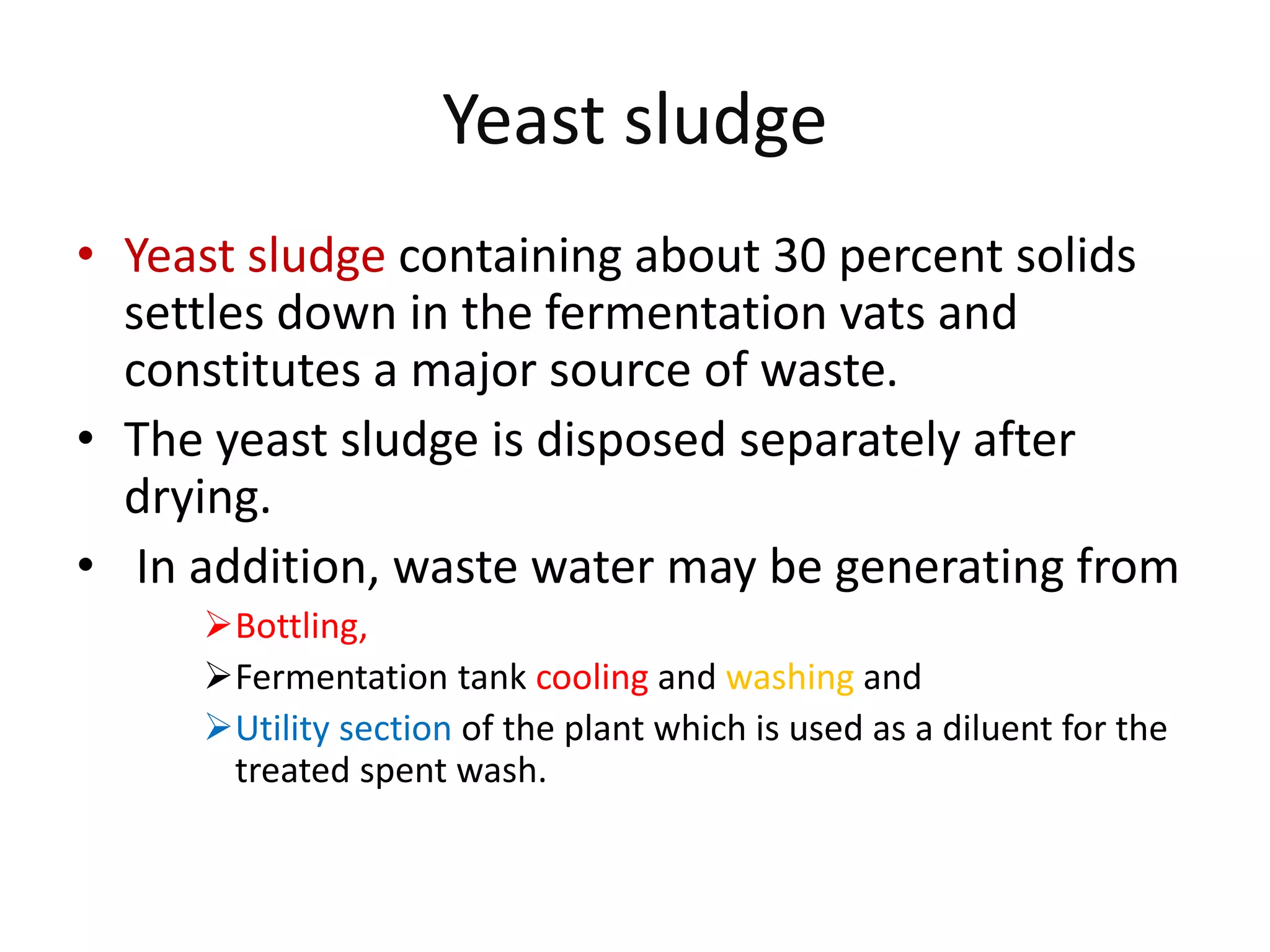 Distillery Industry Waste and Its Treatment | PPTX