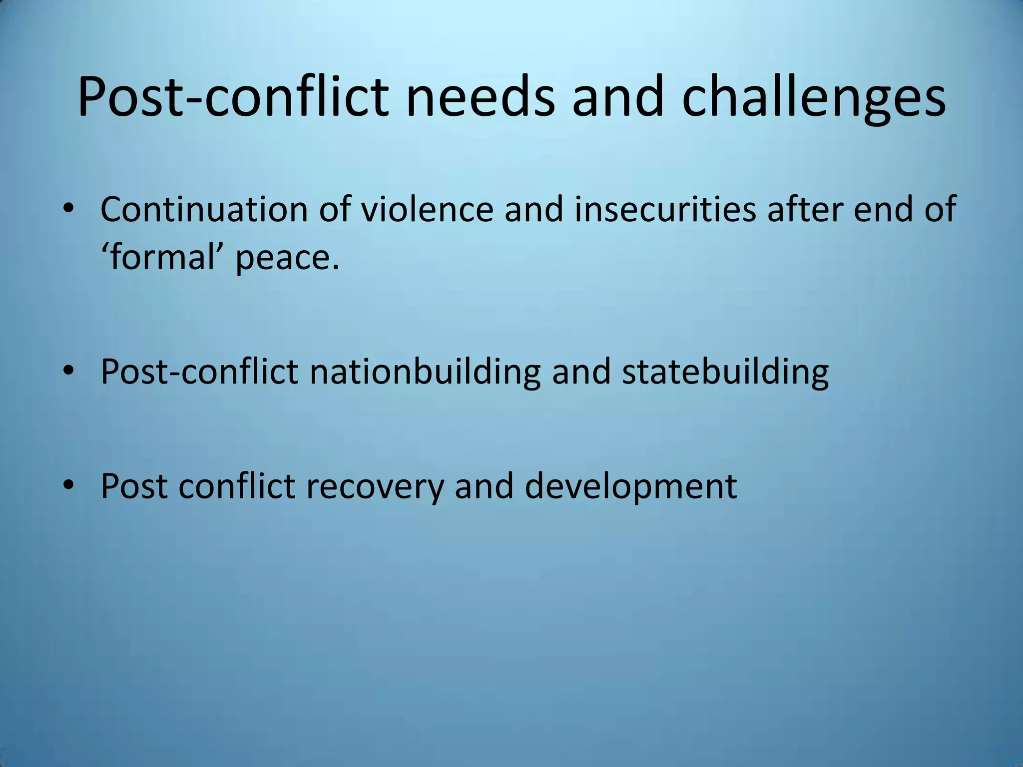 Fragile and Conflict-Affected States | PPTX