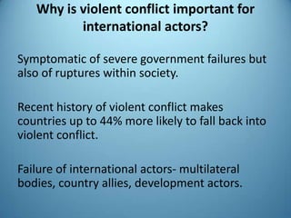 Fragile and Conflict-Affected States | PPTX
