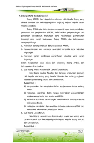 Lakip blhd tahun 2013 | PDF