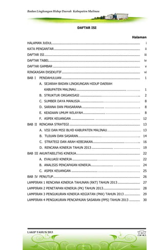 Lakip blhd tahun 2013 | PDF