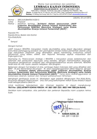 Lakip, renstra, renja lki baru 2015 | DOC