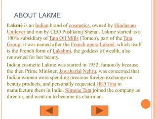 Lakme | PPT