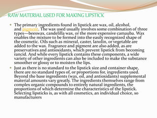 ppt of operation of lakme lipstick. | PPTX