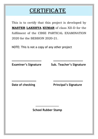 Sample for class 12 computer science_2024-25 | PDF