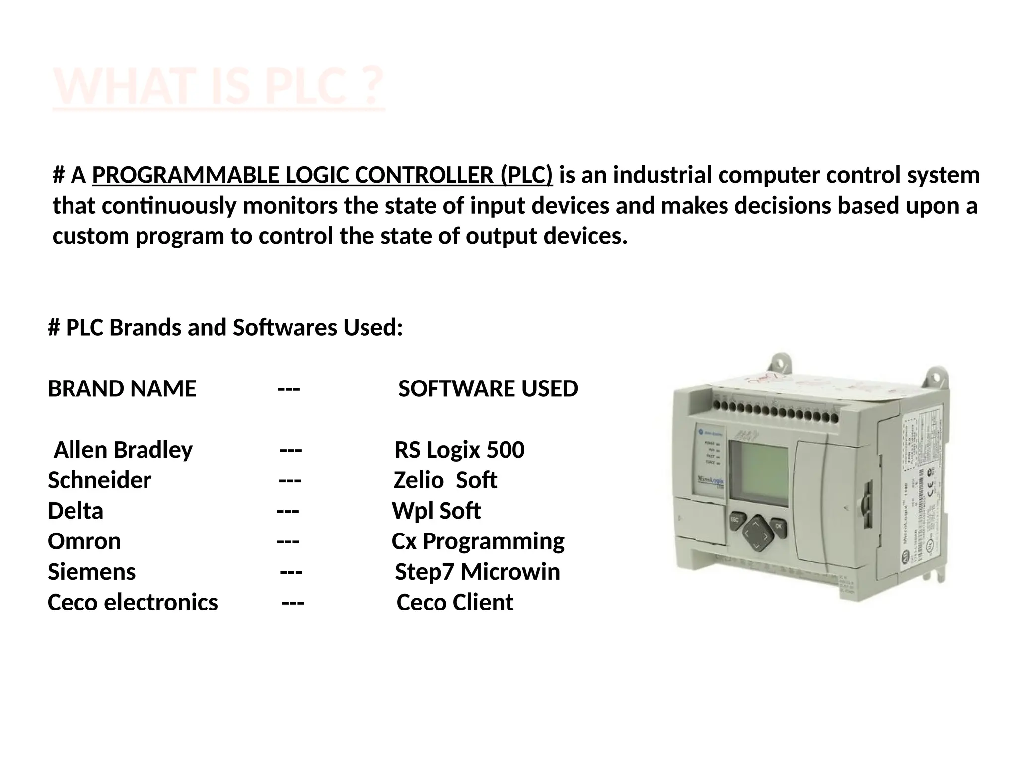 lakshit industrial training.pptx of plc and scada | PPT