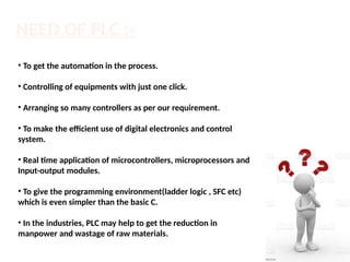 lakshit industrial training.pptx of plc and scada | PPT