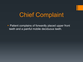 Retained lateral incisor, reduce tooth show on smile | PPT