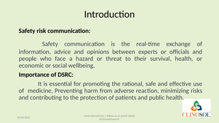 Enhancing strategies for effective communication of drug safety risks ...