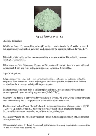 Production of Ferrous sulphate from scrap iron.pptx