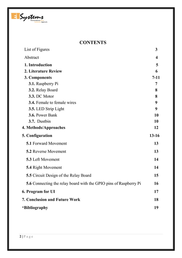 Project Report on Smart Dustbin | PDF