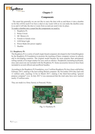 Project Report on Smart Dustbin | PDF