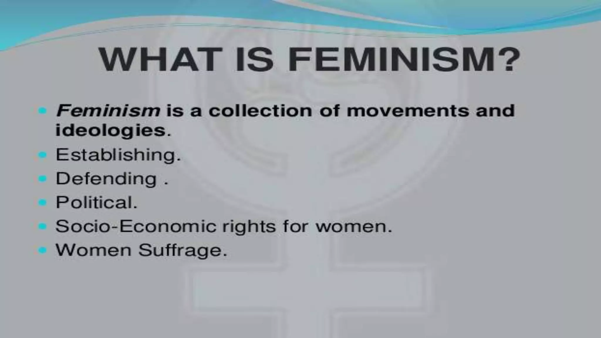 Feminism | PPT