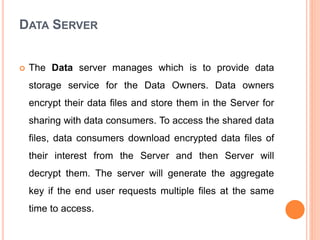 KNN Classification Over Semantically secure Encrypt Data | PPT