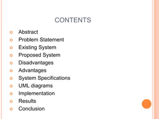 KNN Classification Over Semantically secure Encrypt Data | PPT