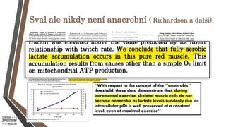Lactate Good, Bad or Ugly - 36. prazske fyziocafe | PDF