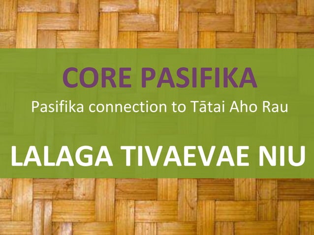 Lalaga tivaevae niu presentation | PPT