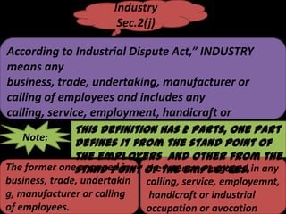 Definition of industry | PPTX | Business | Business and Finance