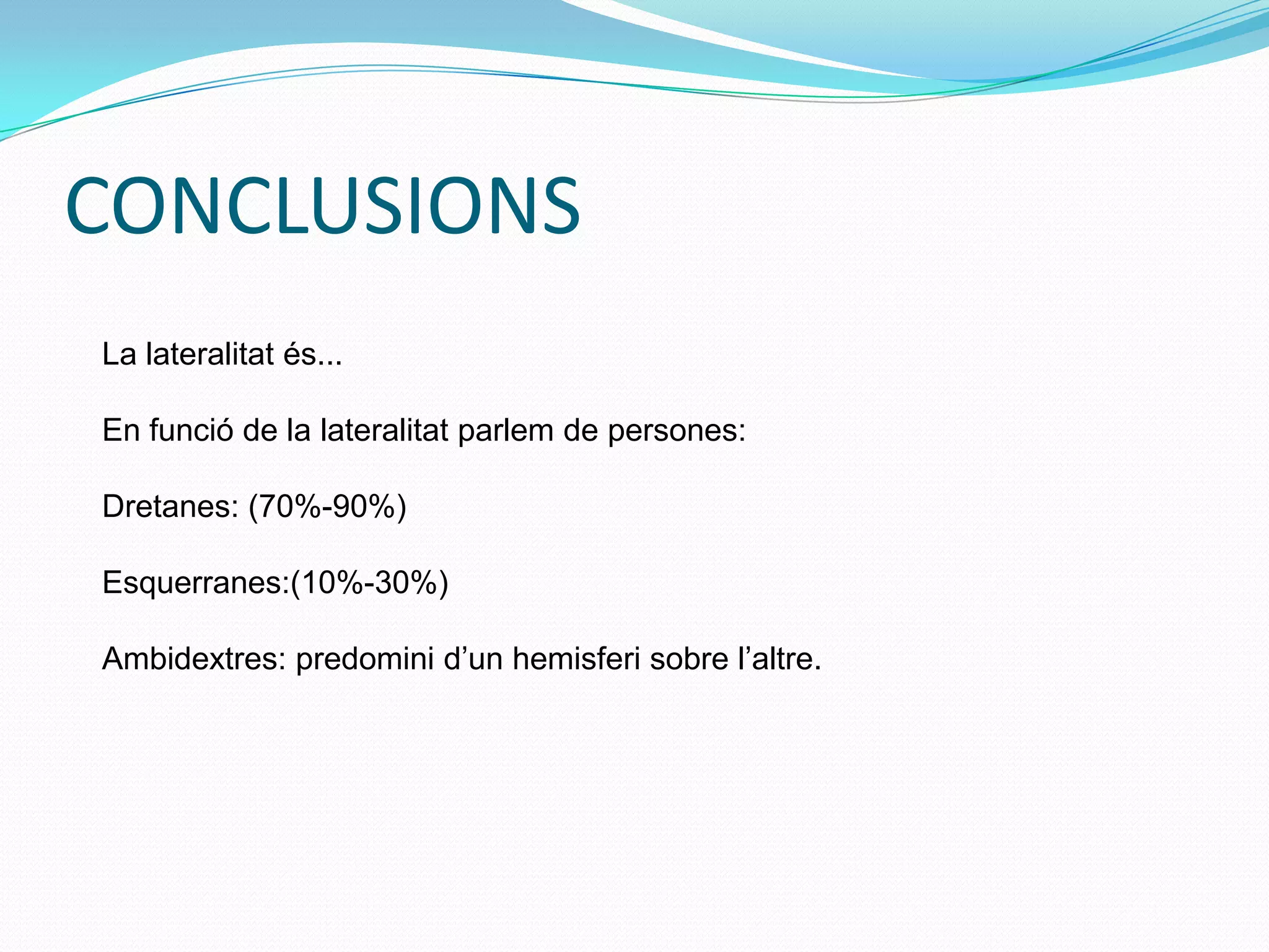 La Lateralitat | PPSX