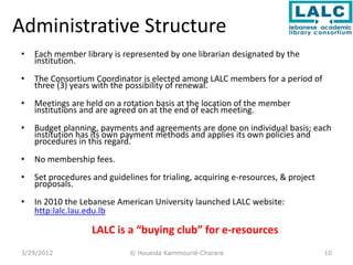 Academic Library Consortia in Lebanon | PDF | Publishing Industry ...