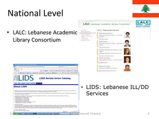 Academic Library Consortia in Lebanon | PDF | Publishing Industry ...