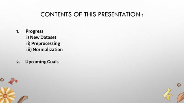 Normalization and data augmentation done in normalization | PPT