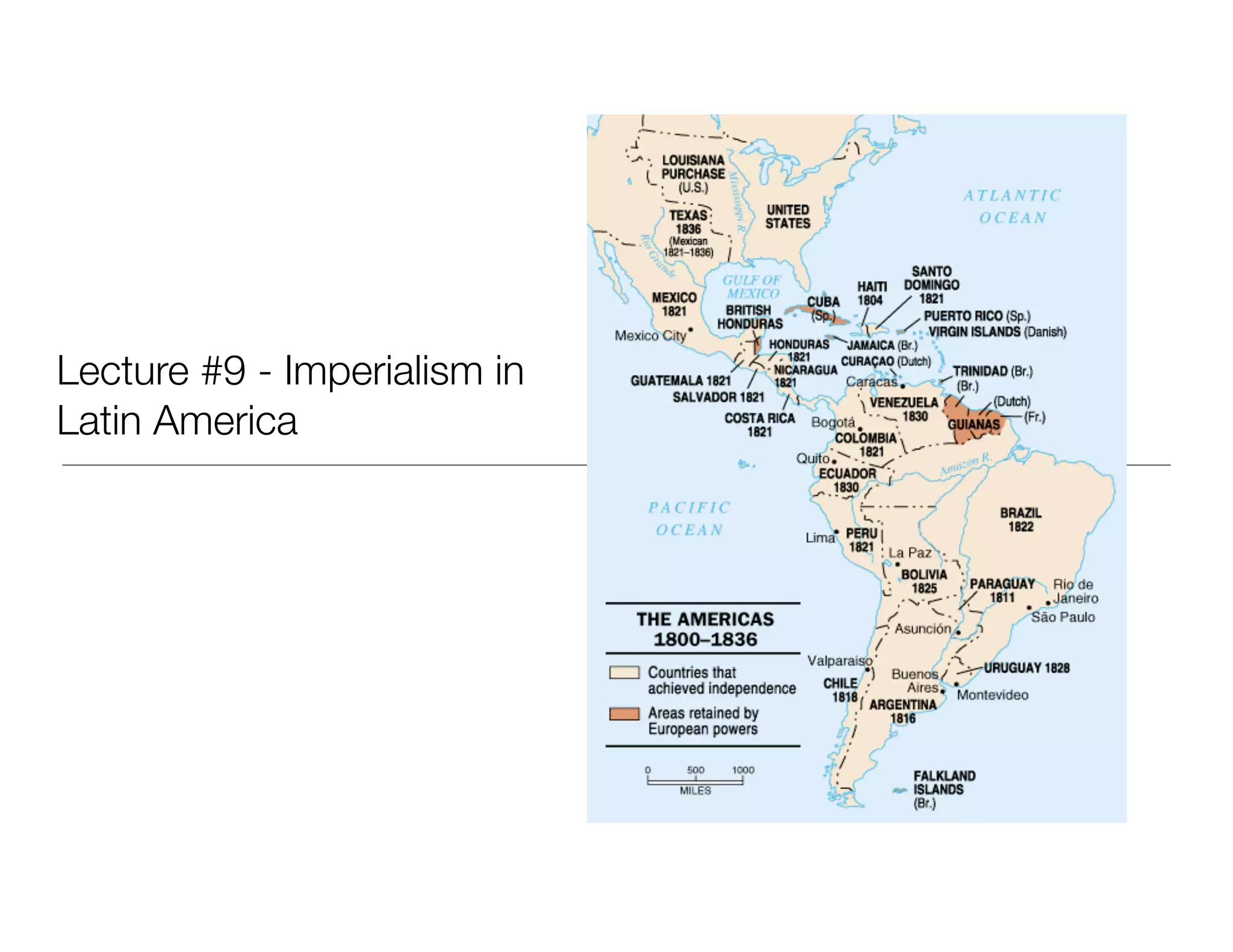Latin America Unit Lecture 9 | PPT