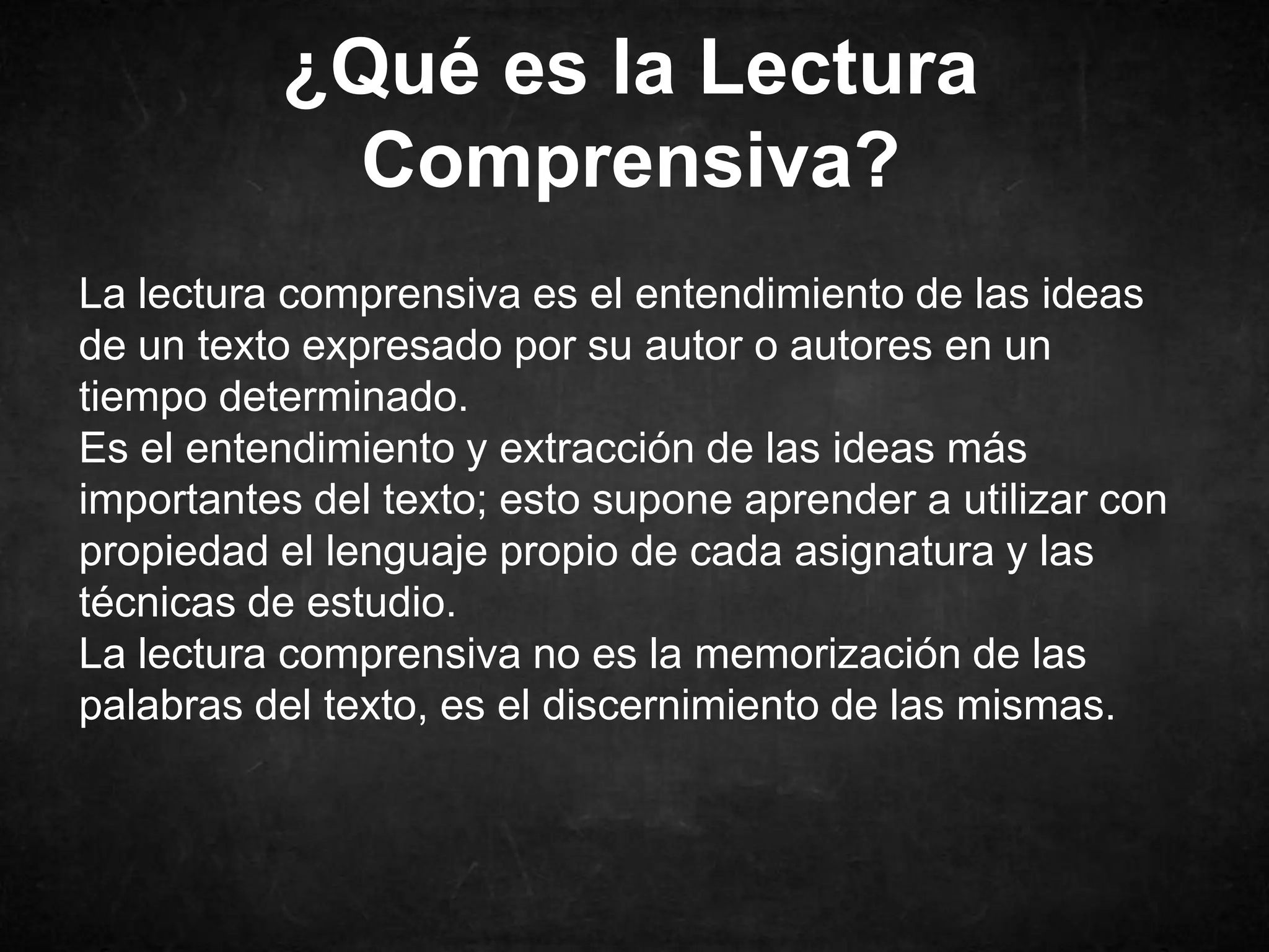 La lectura comprensiva_ | PPTX