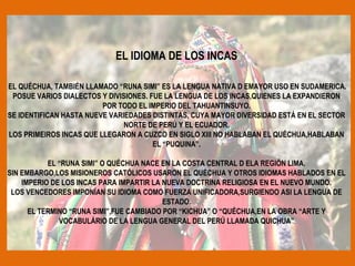 LA LENGUA NATIVA DE LOS PUEBLOS ANDINOS | PDF
