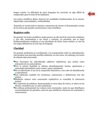 La lengua y sus niveles | DOCX
