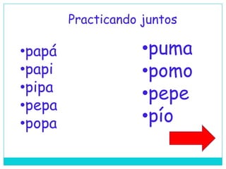 COMO ENSEÑAR LA LETRA " P " A LOS NIÑOS | PPTX