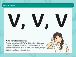 La letra v | PPTX