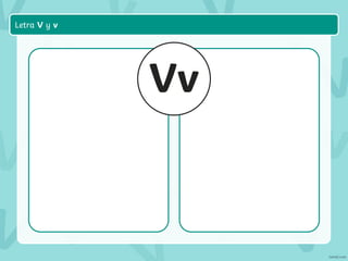 La letra v | PPTX