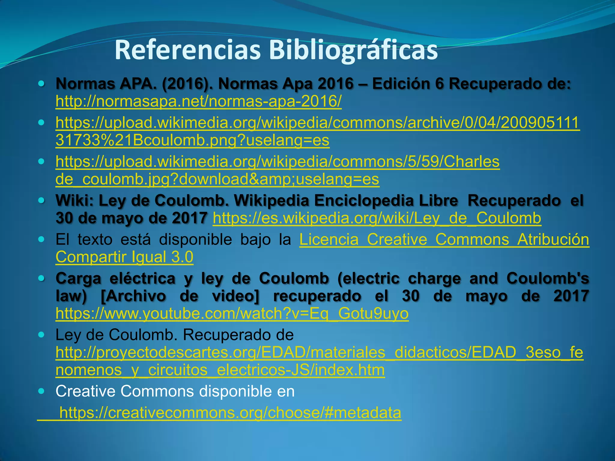 La ley de coulomb presentacion | PDF | Physics | Science