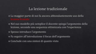 La lezione | PPTX