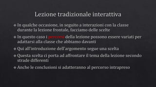 La lezione | PPTX