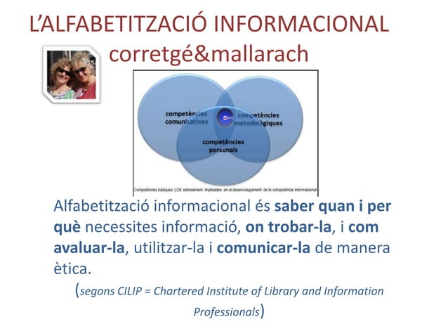 L’alfabetització informacional | PPT