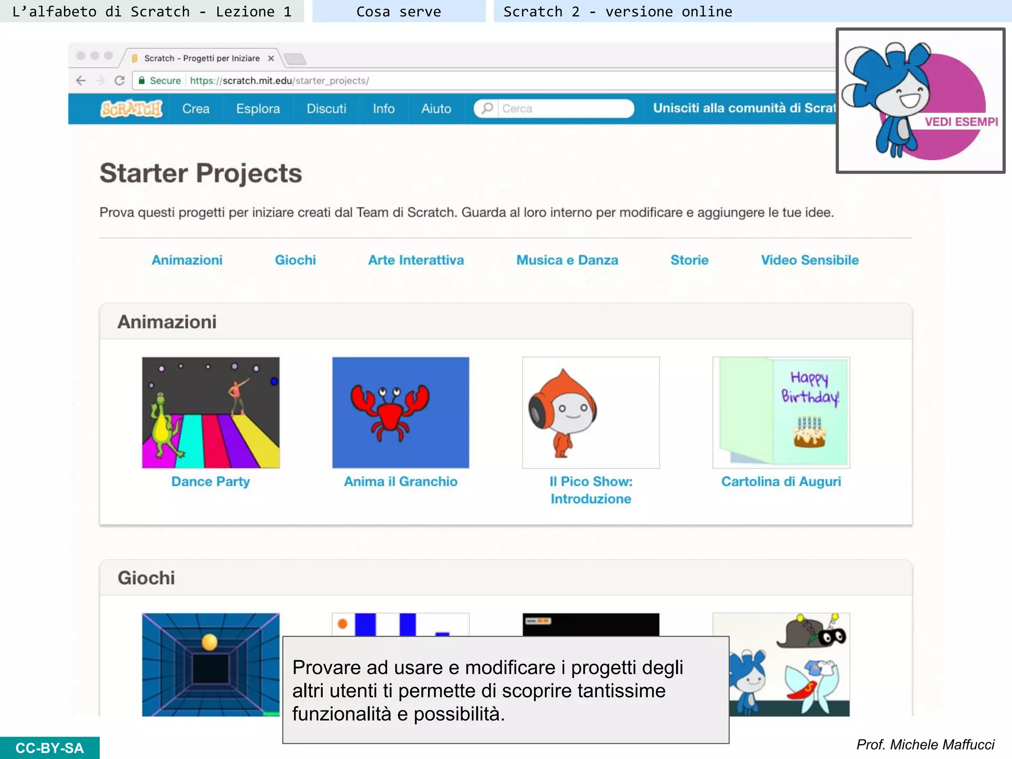 L'alfabeto di Scratch - lezione 1 | PDF