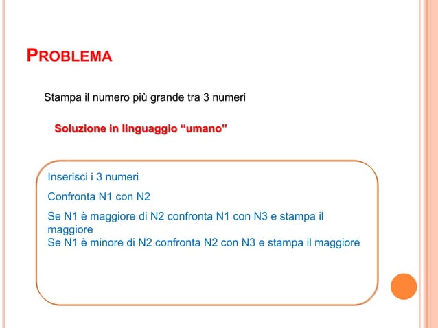 L'algoritmo | PPTX | Programming Languages | Computing