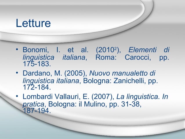La lingua e il contesto extralinguistico | PPT