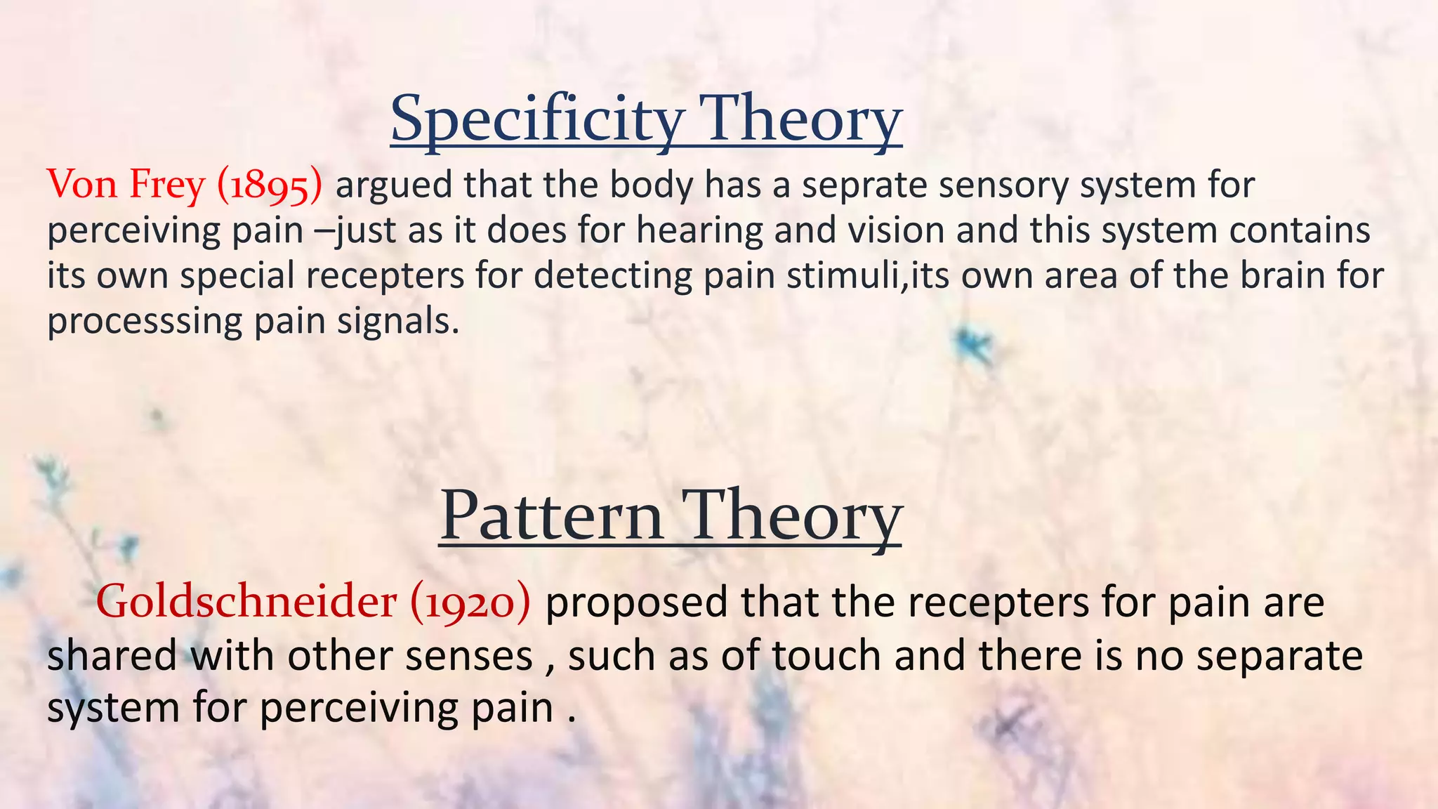 PHYSIOLOGY OF PAIN | PPTX