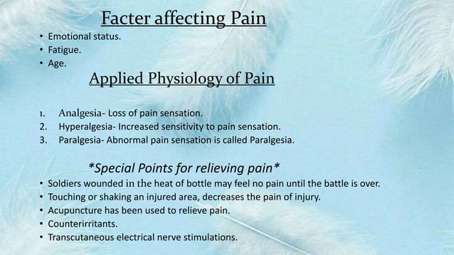 PHYSIOLOGY OF PAIN | PPTX