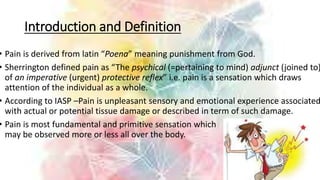PHYSIOLOGY OF PAIN | PPTX