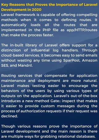 Why Laravel is Still a Good Choice in 2020 | PDF | Web Development ...
