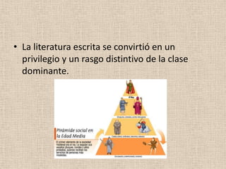 La literatura española en la edad media | PPTX